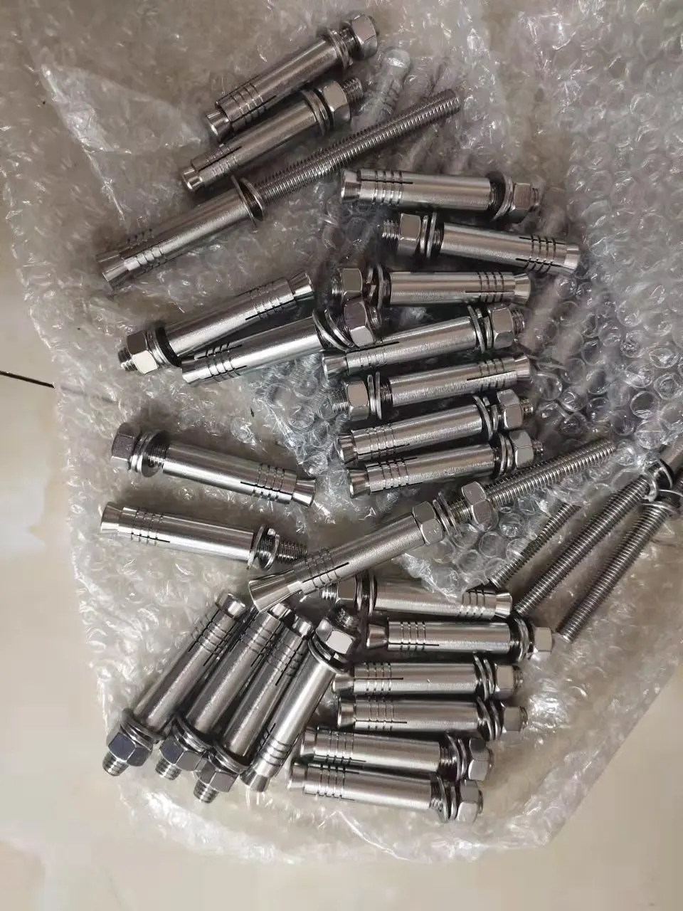 Type M18 M27 M30 Standard Size Inch J Type Anchor Bolts Zinc Plated ...