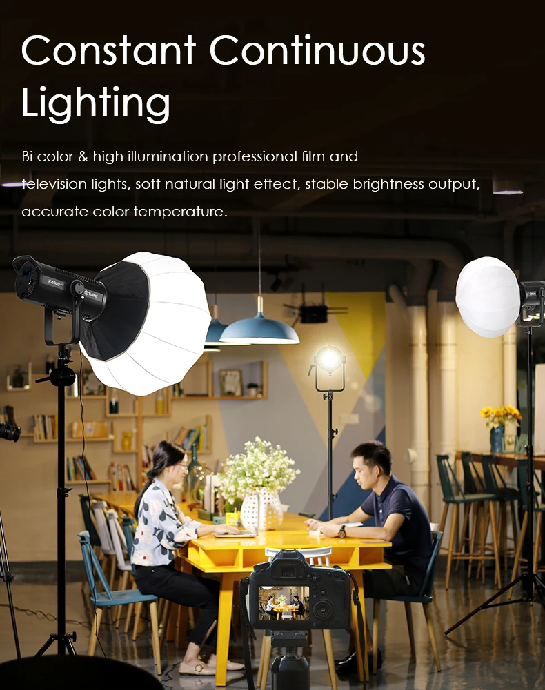 Tolifo X-500b Lite 500w Bicolor 2700-6500k App Linklite Cob Led Video ...