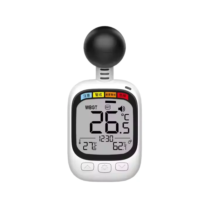 2025 Japan Digital Wireless WBGT Temperature & Humidity Meter ABS Wireless Heat Index ...