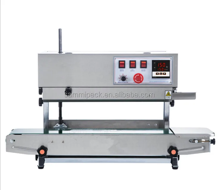 Vertical Continuous Band Sealer Sealing Machine With Stainless Steel ...