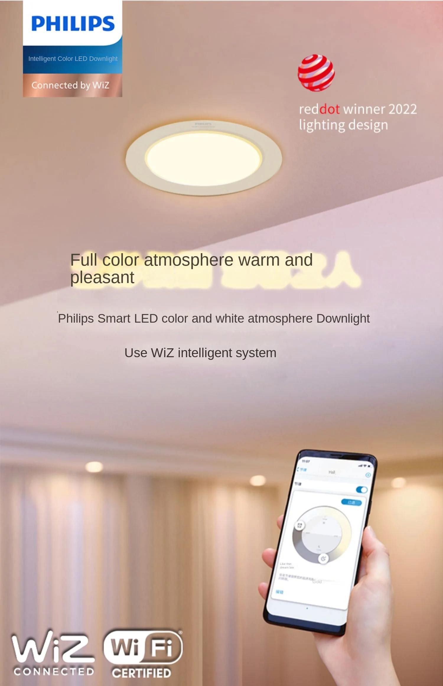 Philips Intelligent LED Downlight - Perfect for Home