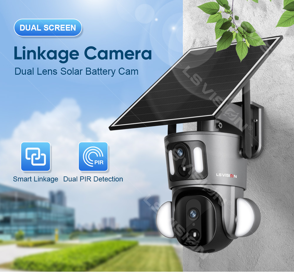 Vision Well Security Camera - 4G Wifi IP Solar CCTV