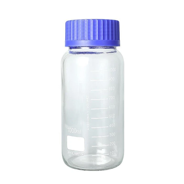 Wide Mouth Reagent Bottles with PP GL80 Cap - ISO9001 Certified