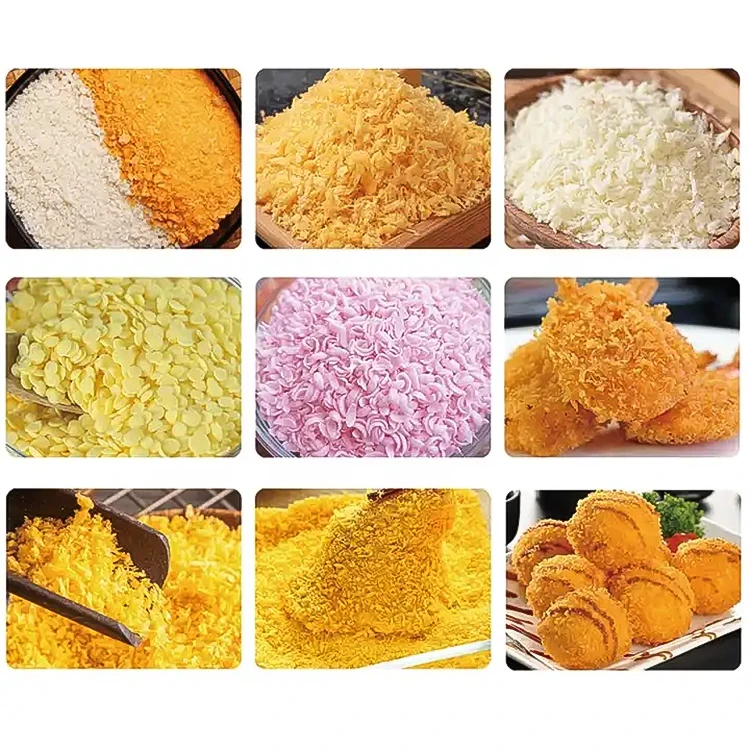Jinan Halo Twin Screw Extruded Machine Different Shape Bread Crumbs ...