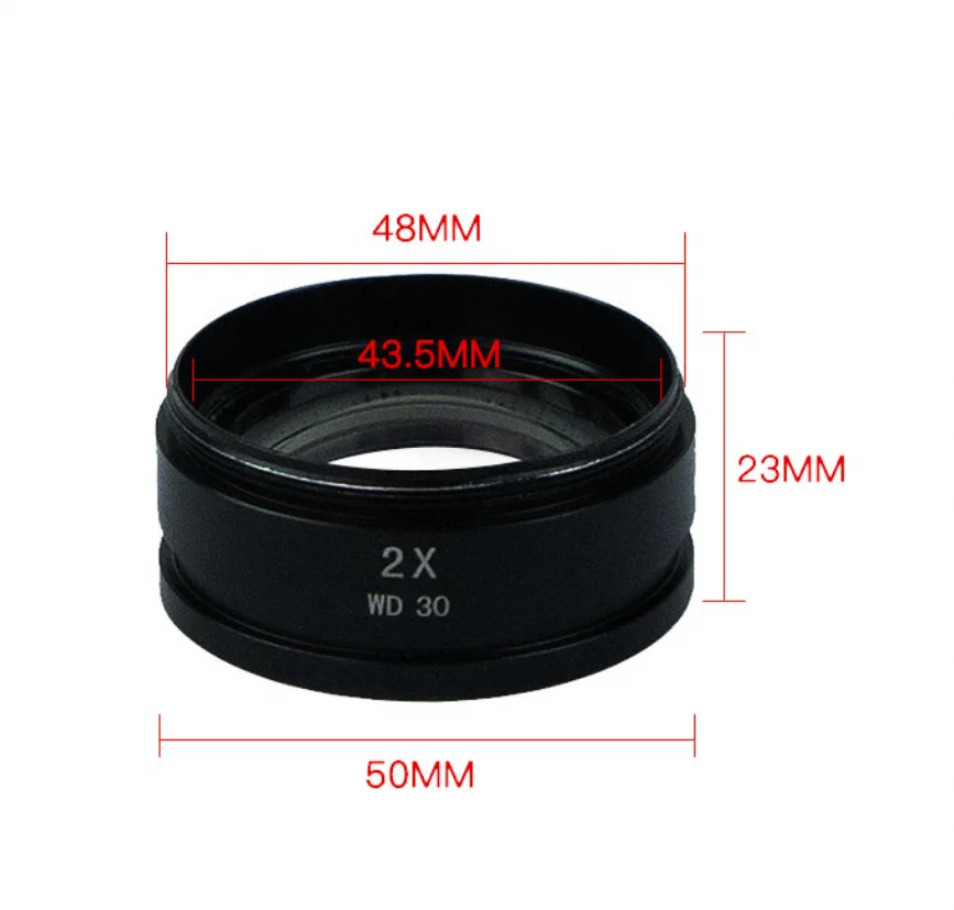Microscope Lens Magnifier Auxiliary Objective Microscope Accessories ...