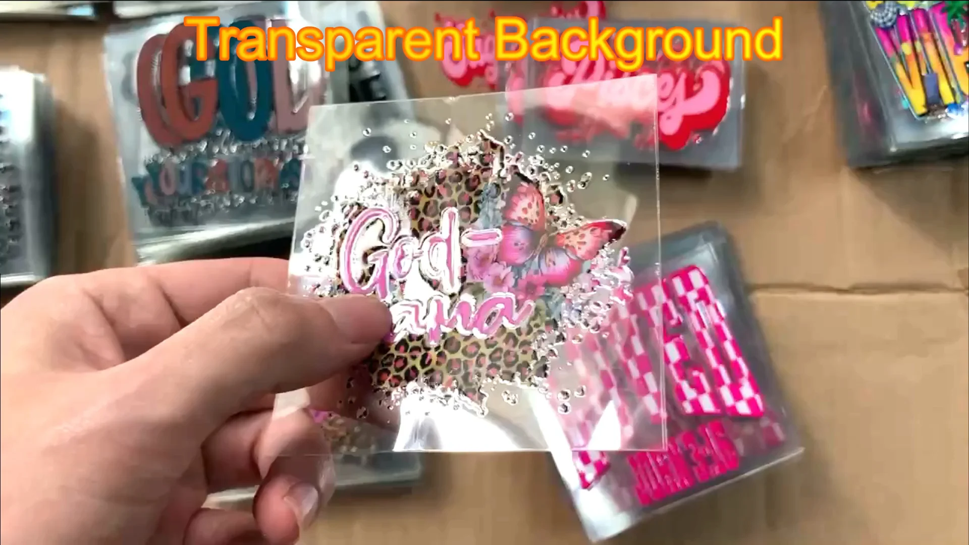 Custom Brand Logo Cup Uv Dtf Transfer Cup Wraps Ready To Ship Cartoon ...