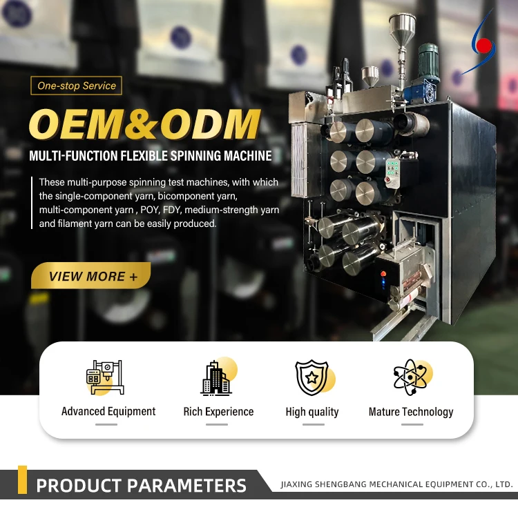 Polyester POY Yarn Flexible Lab Mini Spinning Machine for Small Test ...