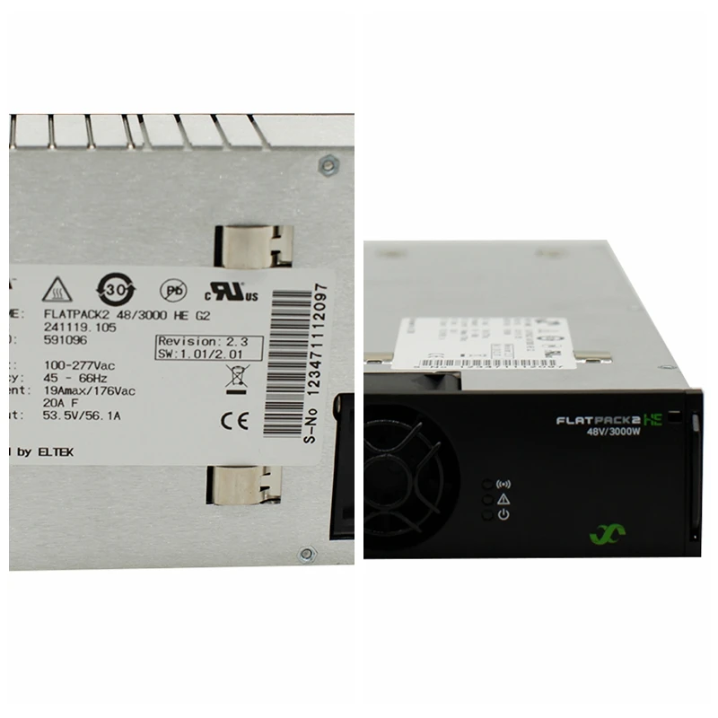 Eltek 48V 3000W Rectifier module Eltek Flatpack2 48/3000 HE G2 telecom ...