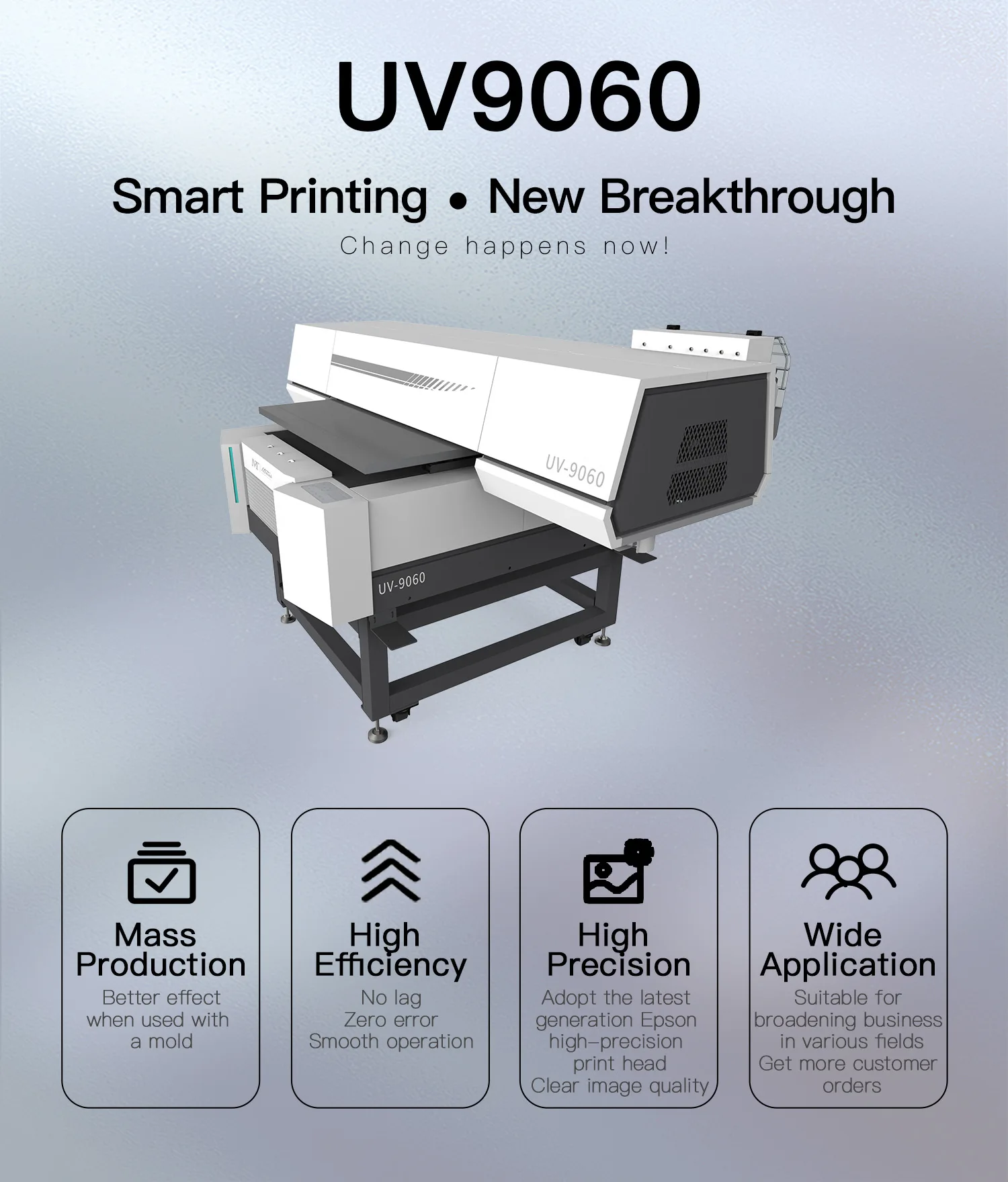 Meitu Digital Industry UV Printer 6090 for Promotional Items