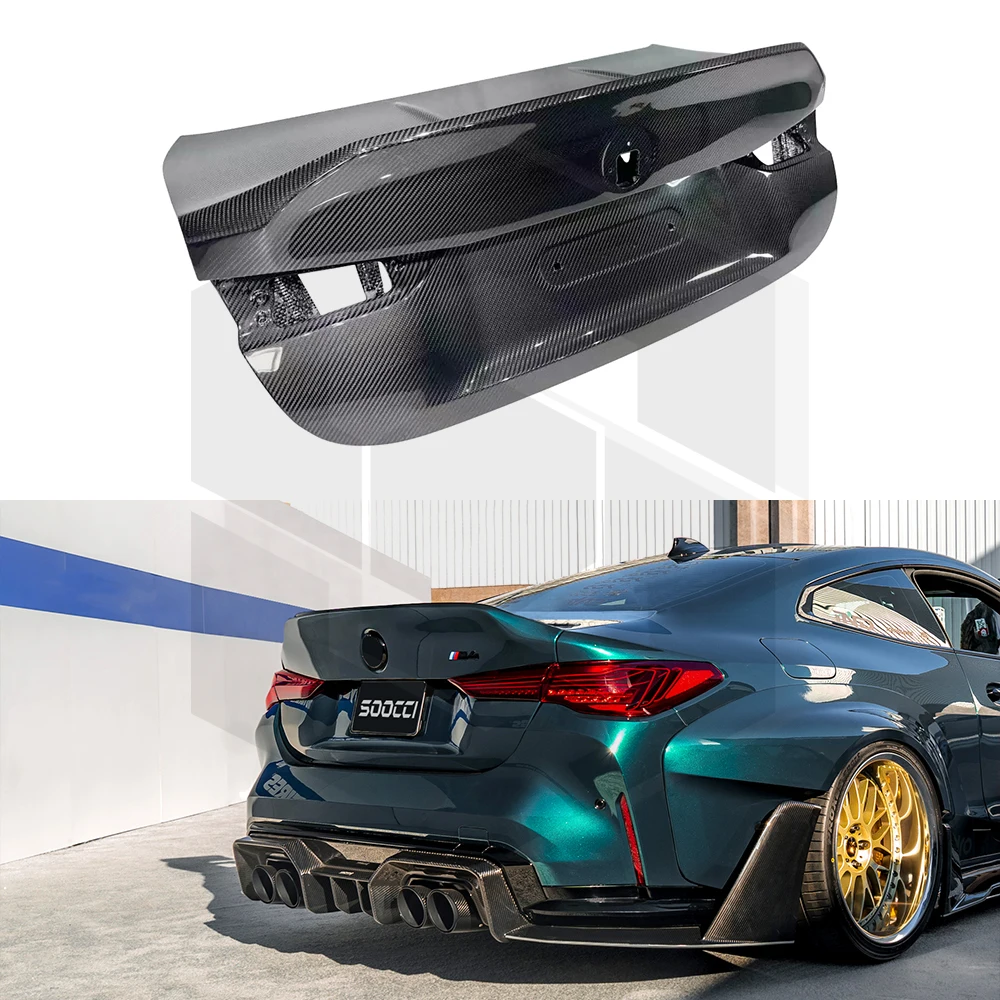 CSL Style Dry Carbon Fiber Trunk for BMW G80 M3 G82 G83 M4