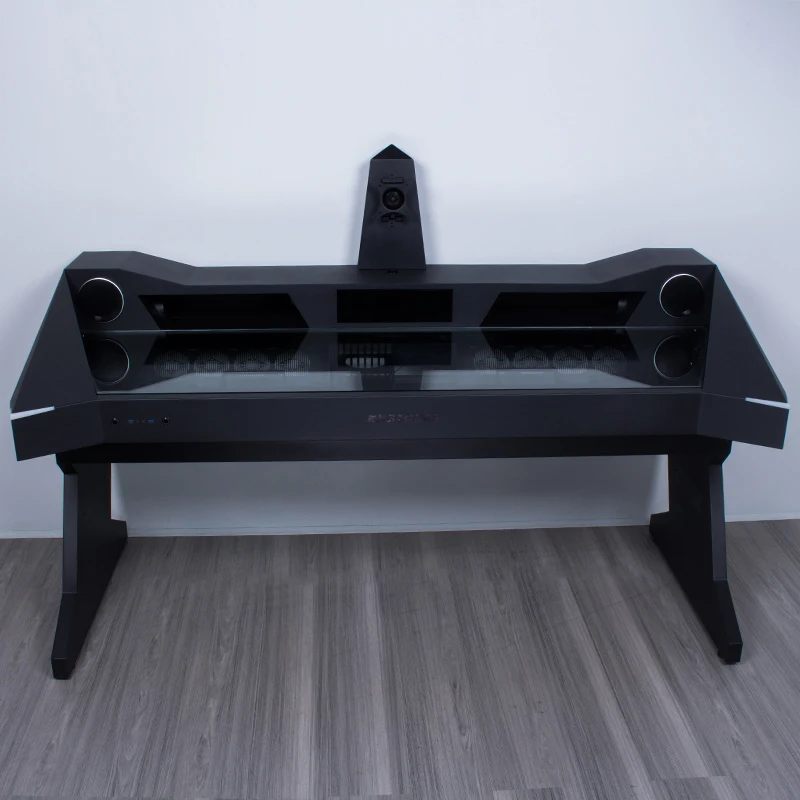 New Computer case built-in transparent large case integrated table high ...