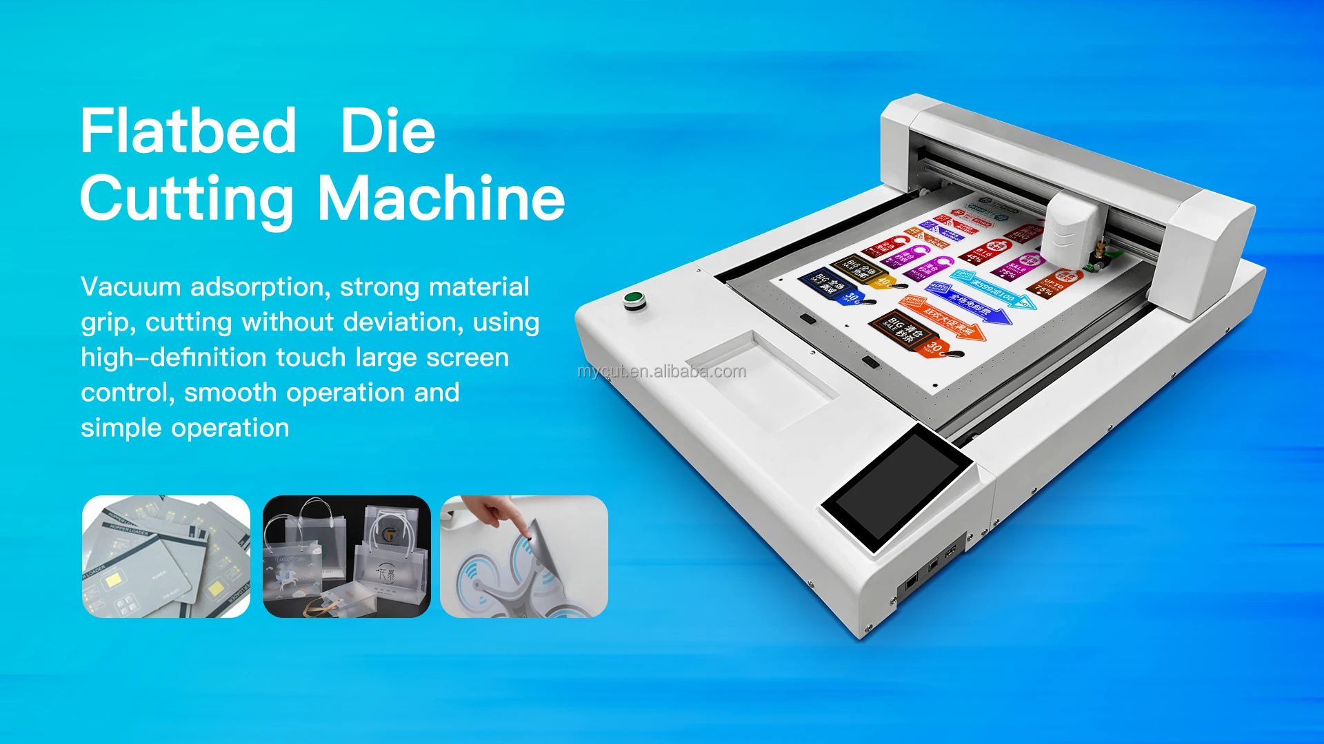 MYCUT A3 Size Contour Cut Mini Flatbed Cutting Plotter