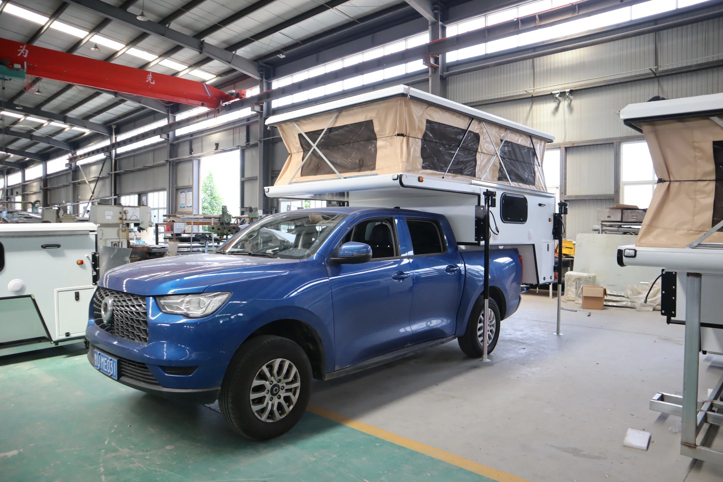Pickup Truck Slide In Camper Pop Top Caravan With Low Power Consumption ...