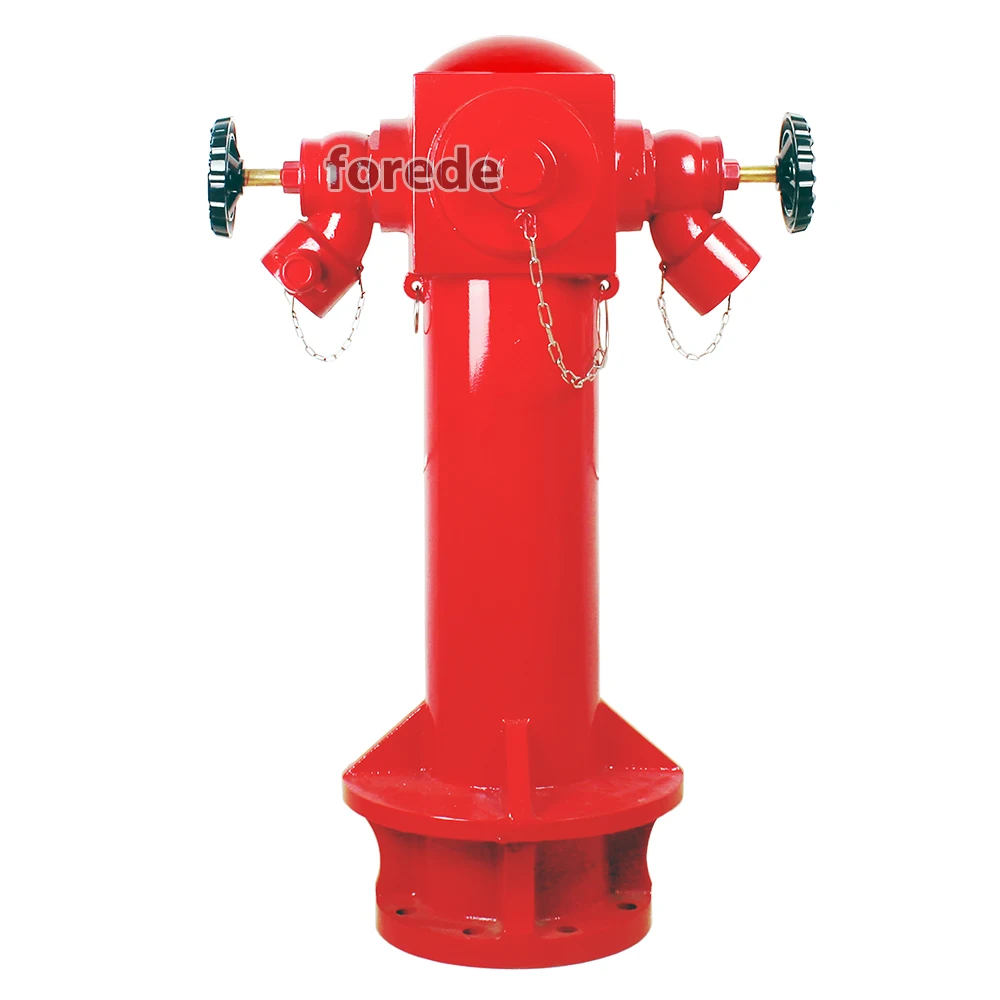Three Way Pillar Fire Hydrant for Fire Fighting - Custom Table