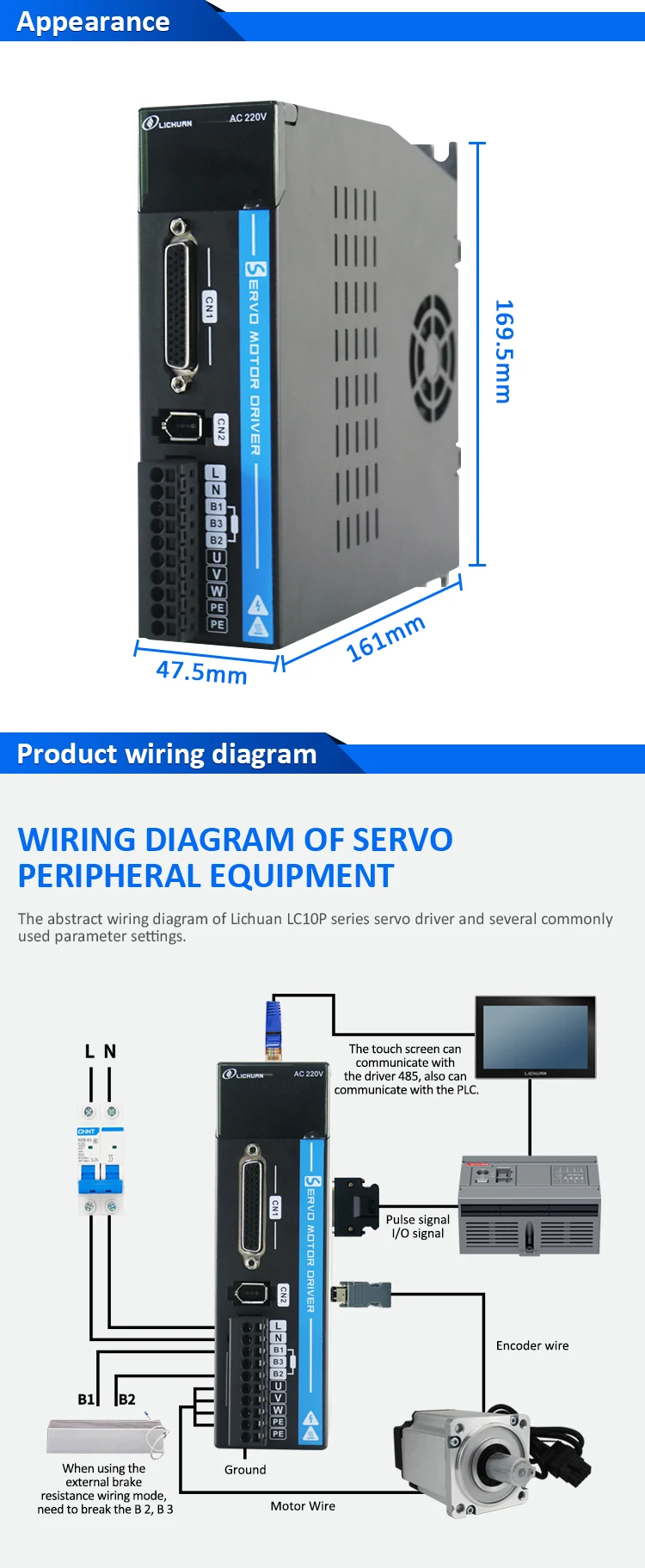 Custom Logo A5 220v 3000rpm 2.39n.m Ip65 750w Ac Servo Motors And ...