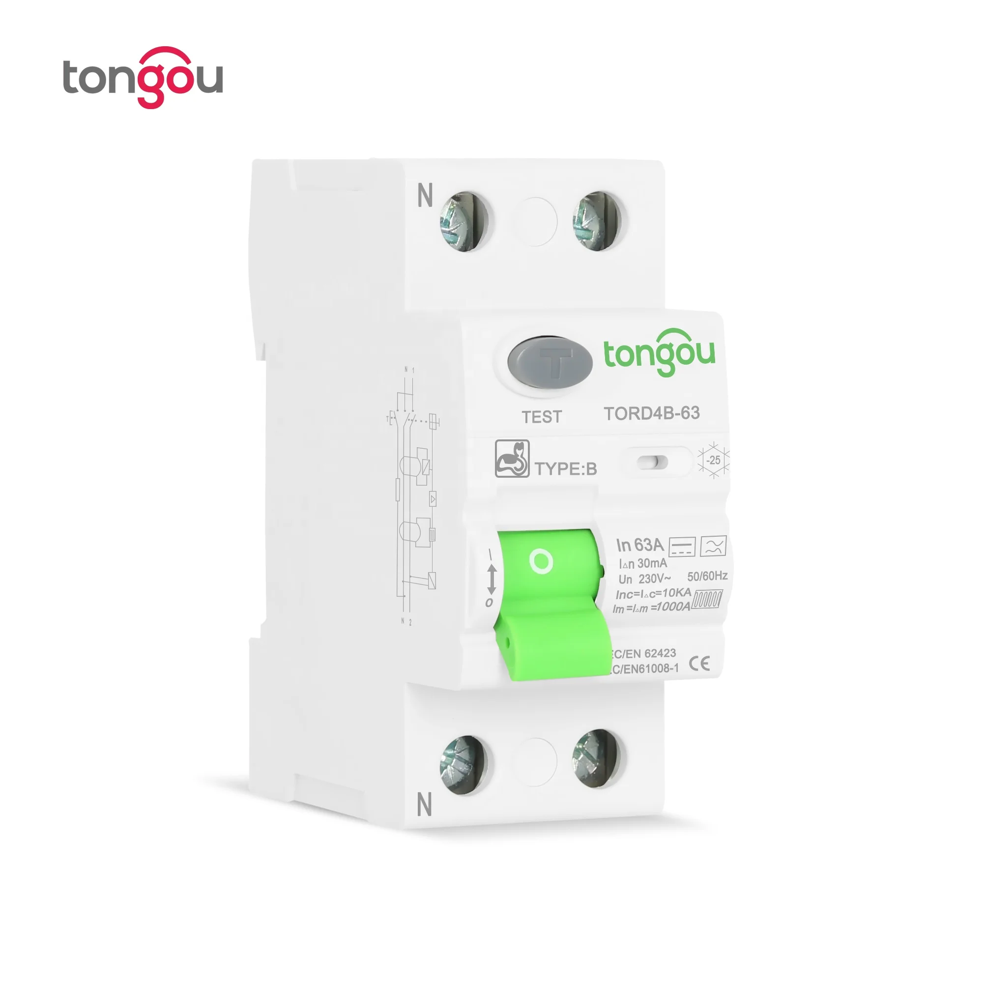 Rccb Rcd Dc Electric Vehicle Ev Charging Pile Residual Current Breaker ...