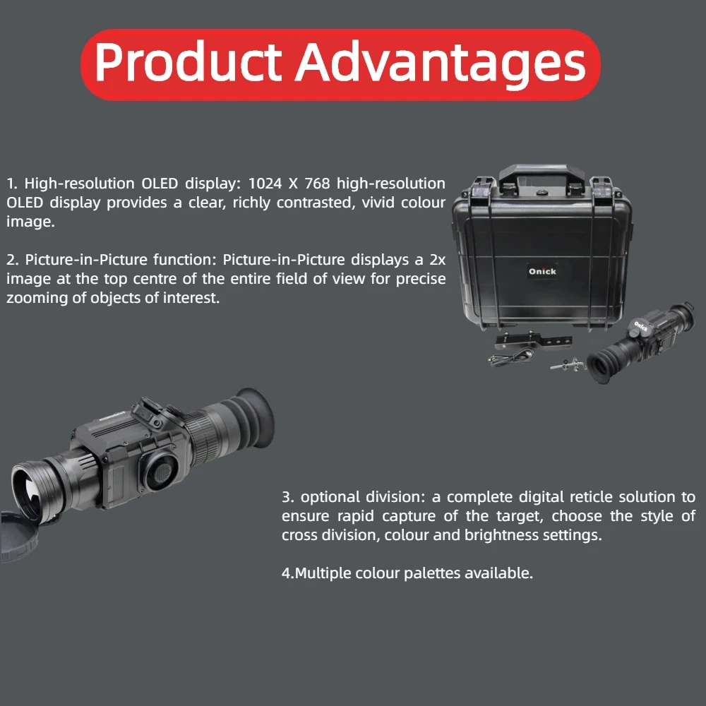 Rm-50 Infrared Thermal Scope Full Black Ambient Thermal Scope ...