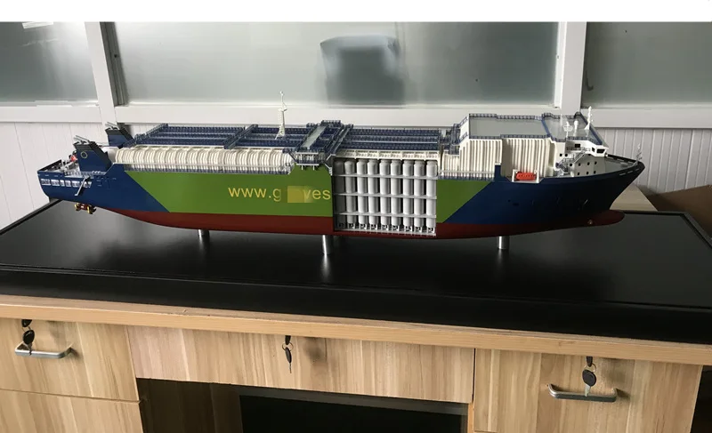 Office Decorative Items Engineering Ship Small Cargo Ship Vessel Scale ...