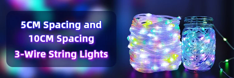 Pebble Lights LED String - Individually Addressable Pixels