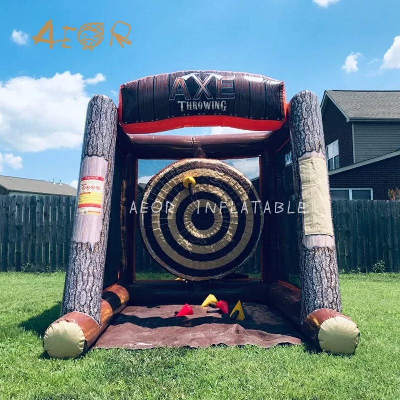 Flying Axe Throwing Interactive Tomahawk Inflatable Sport Game For Kid ...