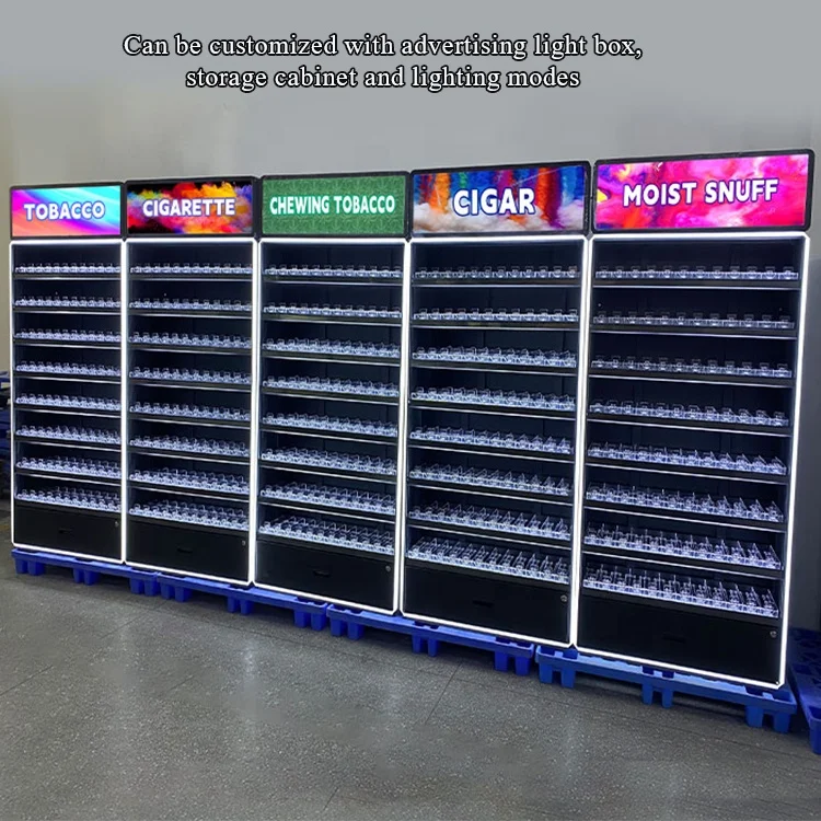Multipurpose Gas Station Tobacco Cigarette Smoke Shop Wholesale Display ...