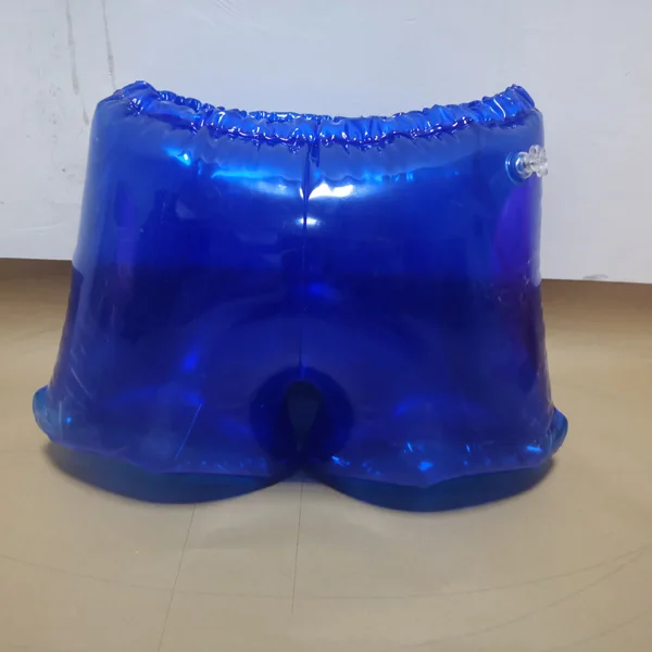 Beile Semi-Transparent Blue PVC Inflatable Shorts with SPH