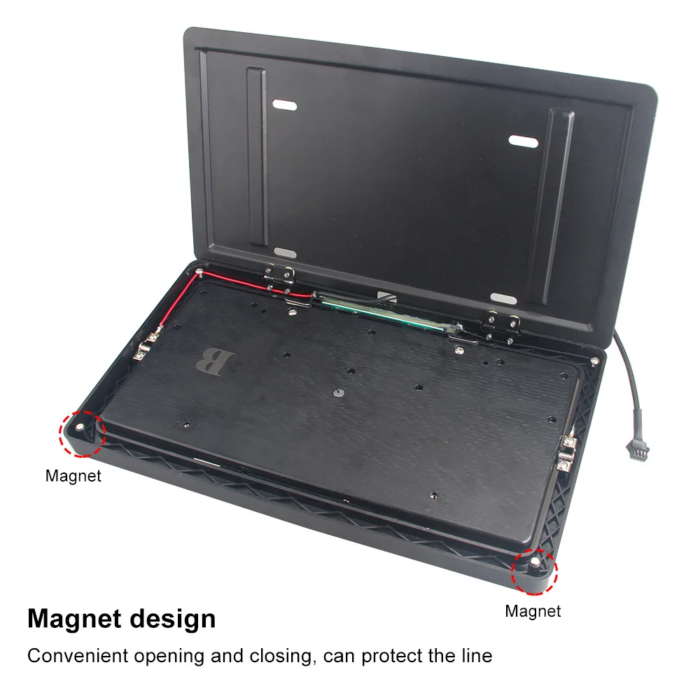 Usa Reversible License Plate Flipper Electric Automobile Car License ...