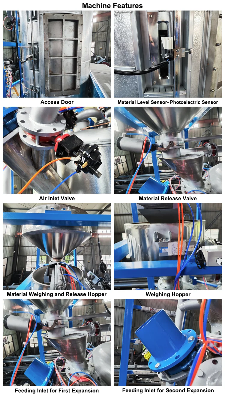 Korean Vibration Sensor Eps Expandable Polystyrene Foaming Pre Expander ...