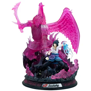 32cm Anime Narutos Uchiha Sasuke Japanese Gk Action Figures Kids Toys ...
