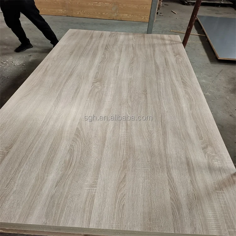 4x8 One Side White Melamine Paper Decorative Plywood Commercial ...