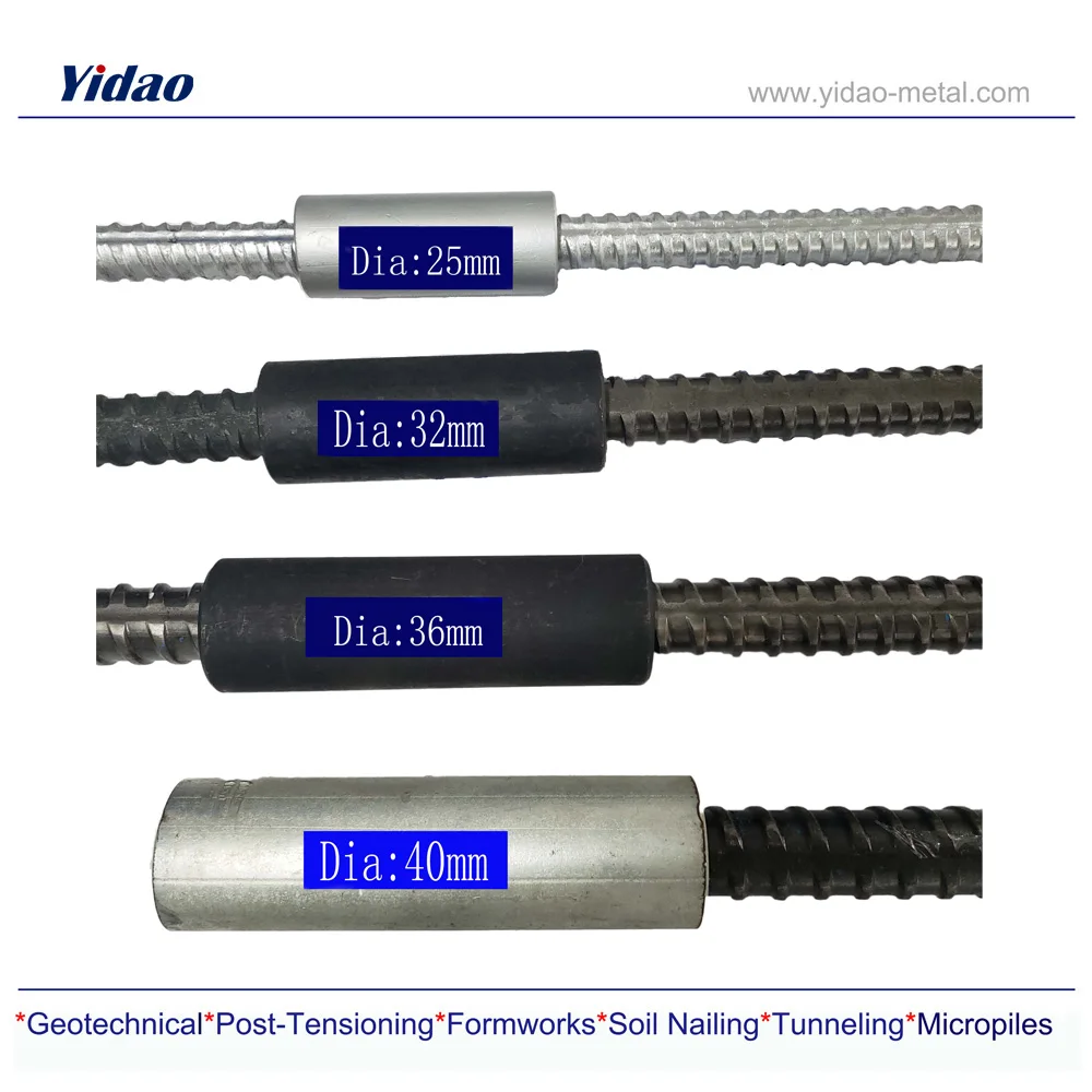 B670/800 D25mm Fully Threaded Hdg Solid Geotechnical Bar As Soil Nail ...