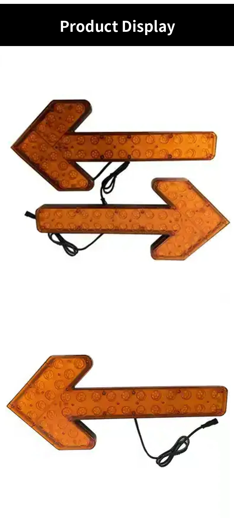 Safety Traffic Advisor Light Strobe Flashing LED Directional Arrow ...