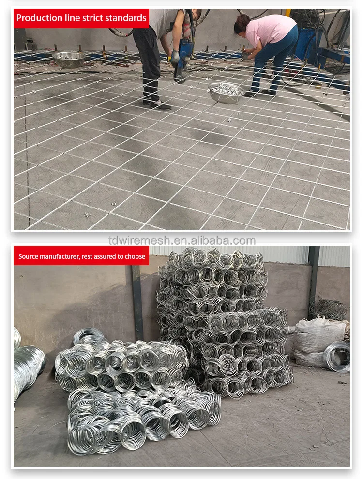 Slope Protection System Hexagonal Mesh Rockfall Wire Netting Anping ...