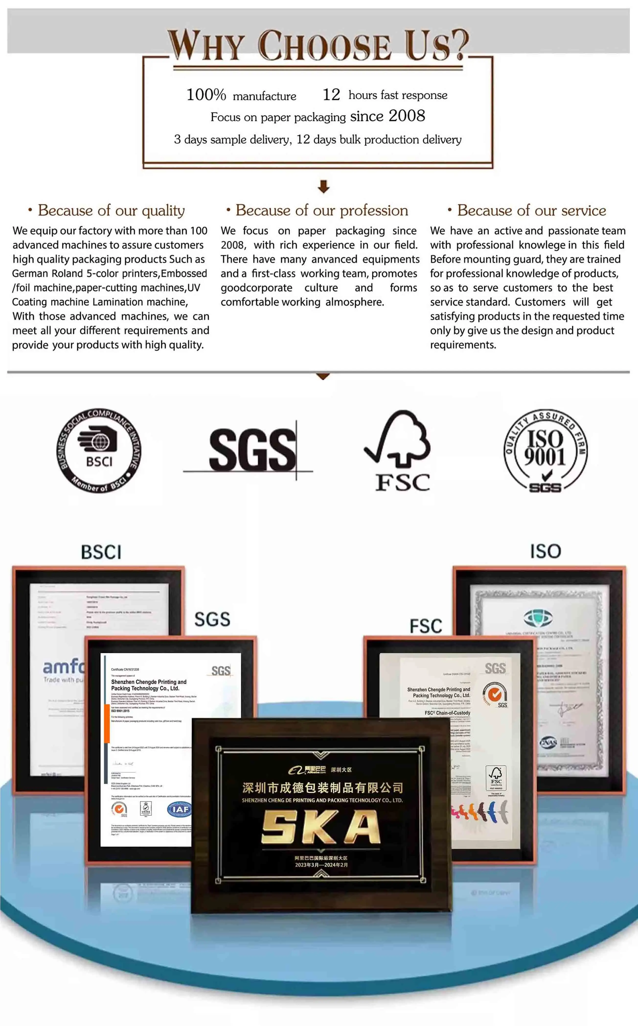 Custom Luxury Black Paper Packing Folding Hard Rigid Cardboard Gift Box ...