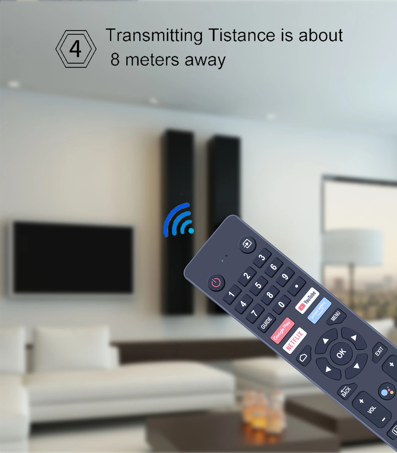 Rm-c3250 Remote Control For Jvc Smart Lt-32ca790 Lt-40ca790 Lt-32ca690 ...