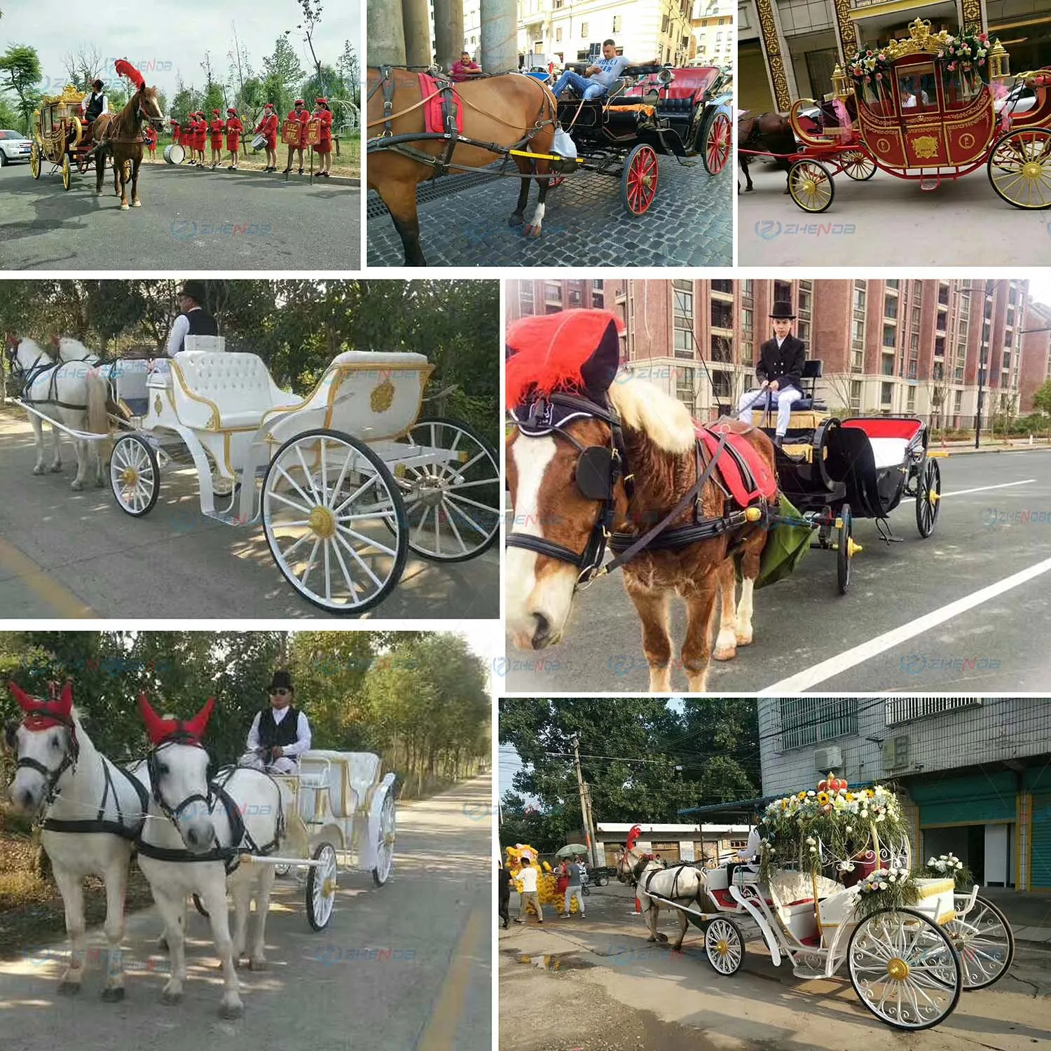 Customizable Luxury Wedding Carriage/special Carriage for Tourism ...