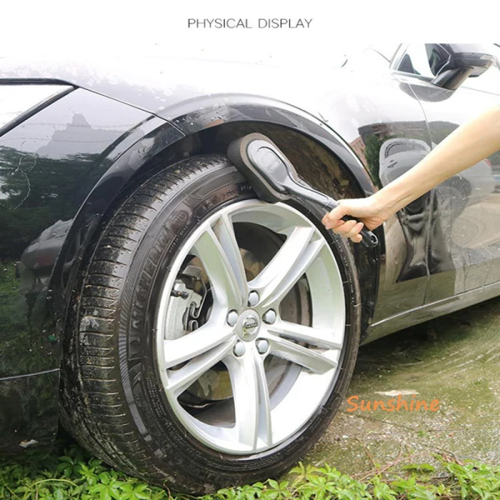 Car Tire Wheel Waxing Polishing Sponge Washing Cleaning Brush Long ...