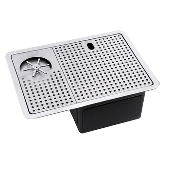 Commercial Bar Counter Glass Cup Washer Sus304 Stainless Steel Single ...