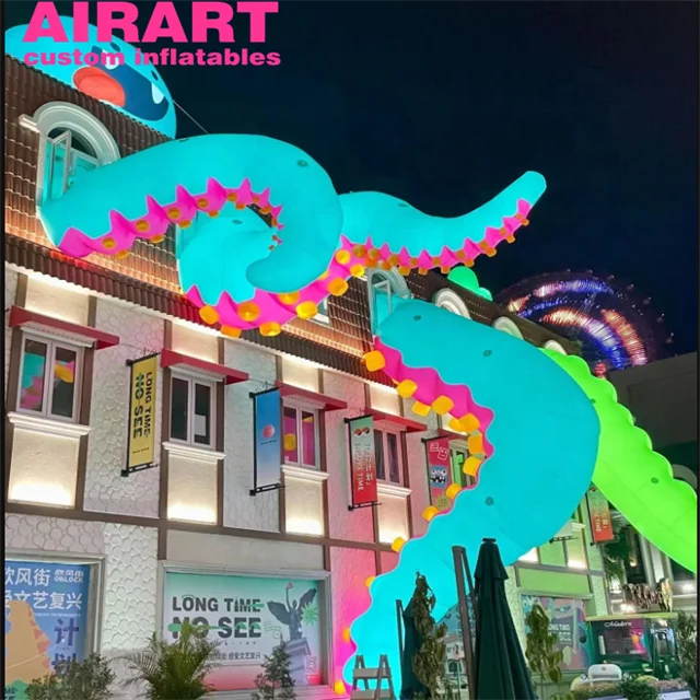 Inflatable Sea Animals Octopus Inflatable Octopus Tentacles Octopus Fat ...
