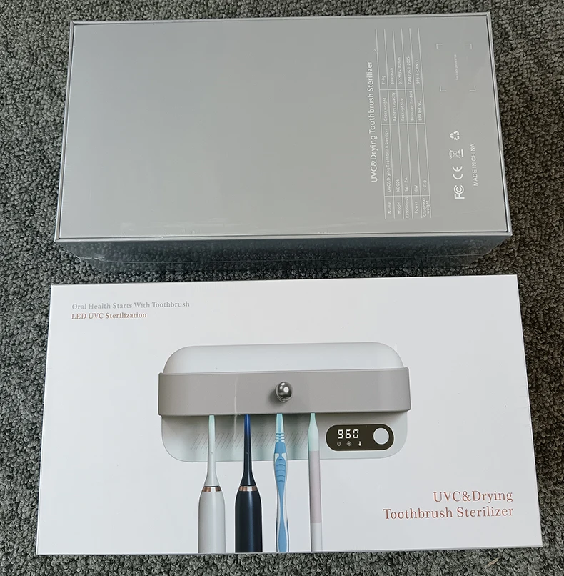 Newest Wall Mounted Uvc Brush Sterilizer With Timer & Dryer ...