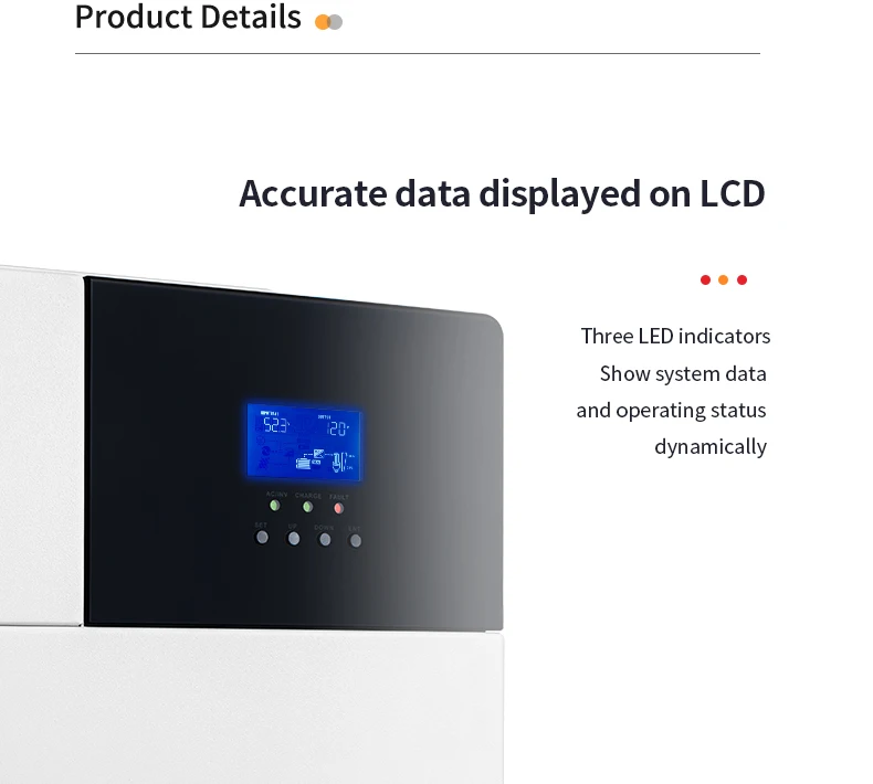 Srne Series 2kw 3kw Off Grid Hybrid Solar Inverter Built-in Mppt Solar ...