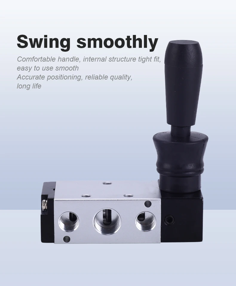 4h Series Two-position Five-port Manual Valve 4h210-08hand Valve Pneumatic Control Valve - Buy ...