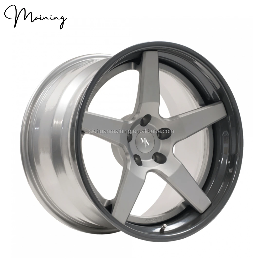Customized 5x120 5x114.3 5x112 Forged Aluminum Wheels Chrome Finish for ...