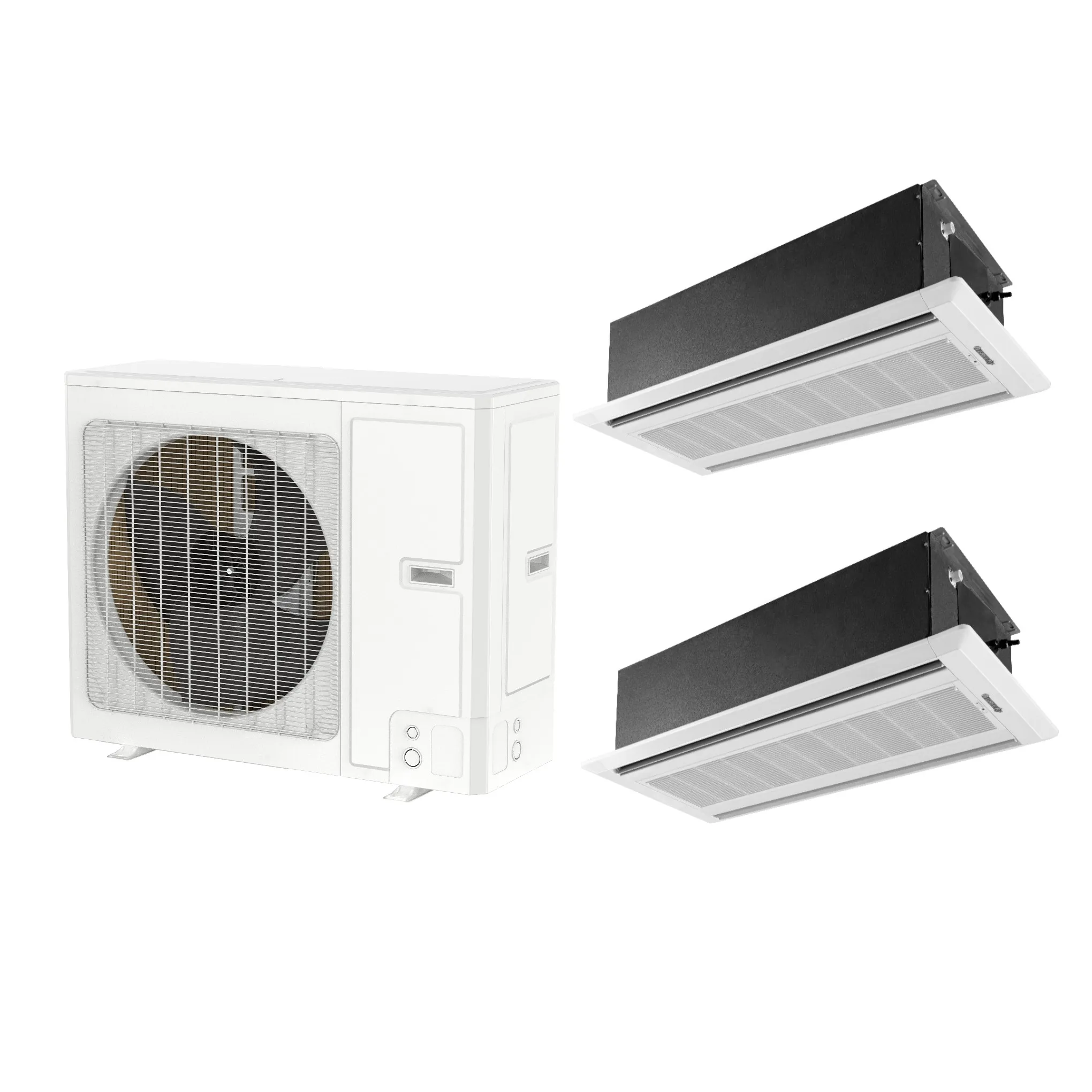 2-way Ceiling Mounted Air Conditioner Cassette Type Air Conditioning ...