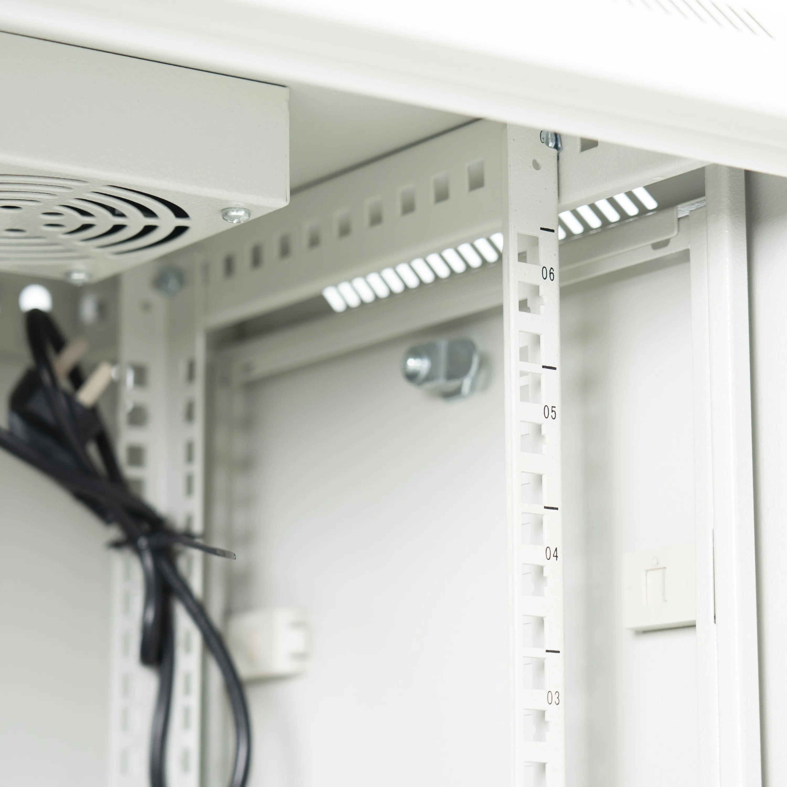 Server Rack Accessories Network Cabinet Cooling Fan Grey 1u - Buy ...