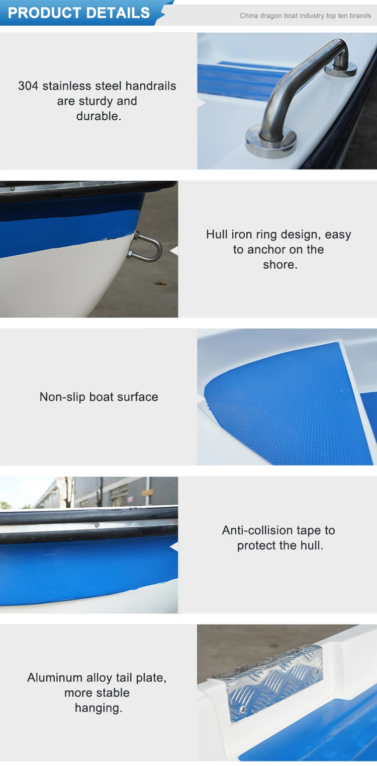 Custom 3.6m Fiberglass Self Drainage Of Fish Tank Boat Factory Price ...