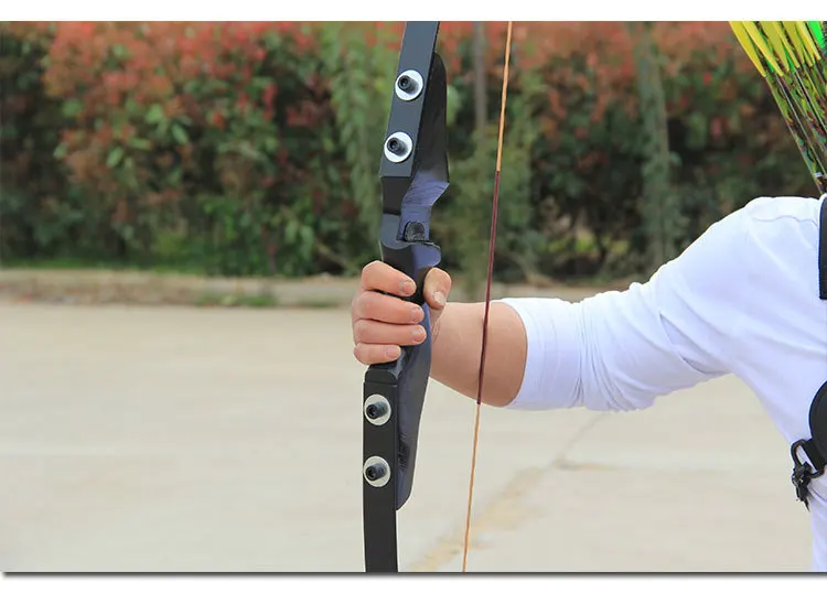 Archery American Hunting Straight Bow 30-40lb Recurve Bow And Arrows ...