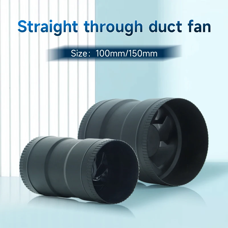 6 Inch 24V DC Duct Exhaust Fan - High Efficiency & Low Noise