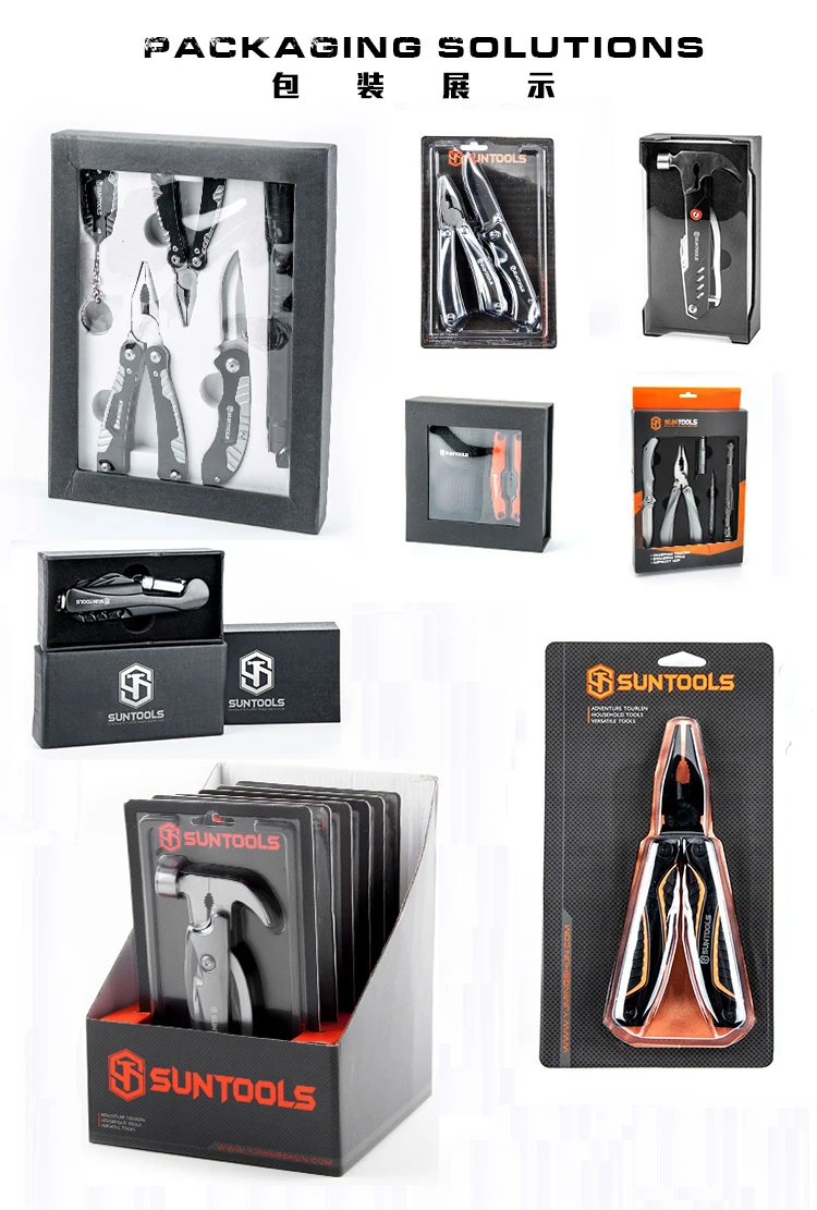 12 In 1 Multifunctional Stainless Steel Multi Tools Portable Outdoor Foldable Multitool Pliers ...