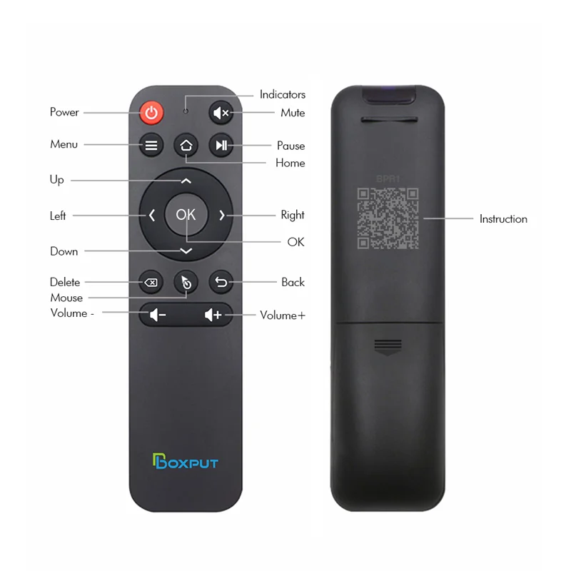 Bt Bpr1 Bpr1s Plus Smart Tv Voice Bt Remote Control Bt5.0 Ir Learning ...